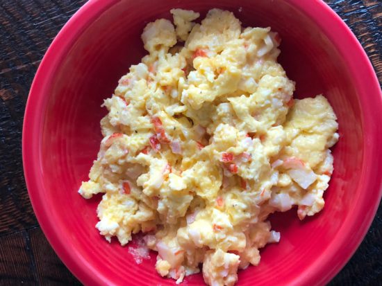 Scrambled Eggs With Crab - 'wild and three website'