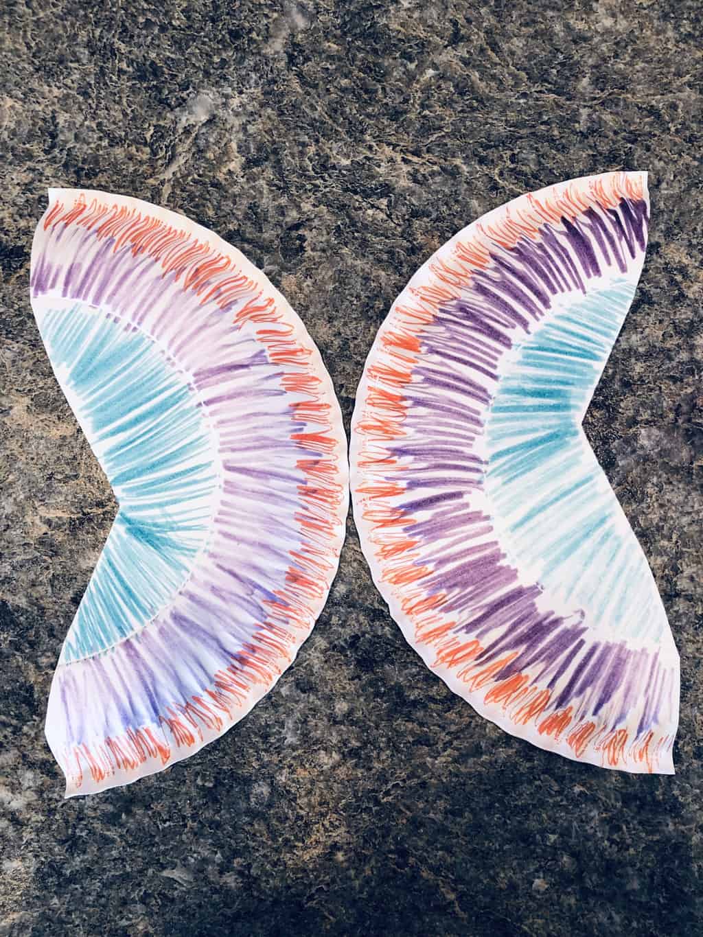 Paper Plate Butterfly Craft - 'wild and three website'