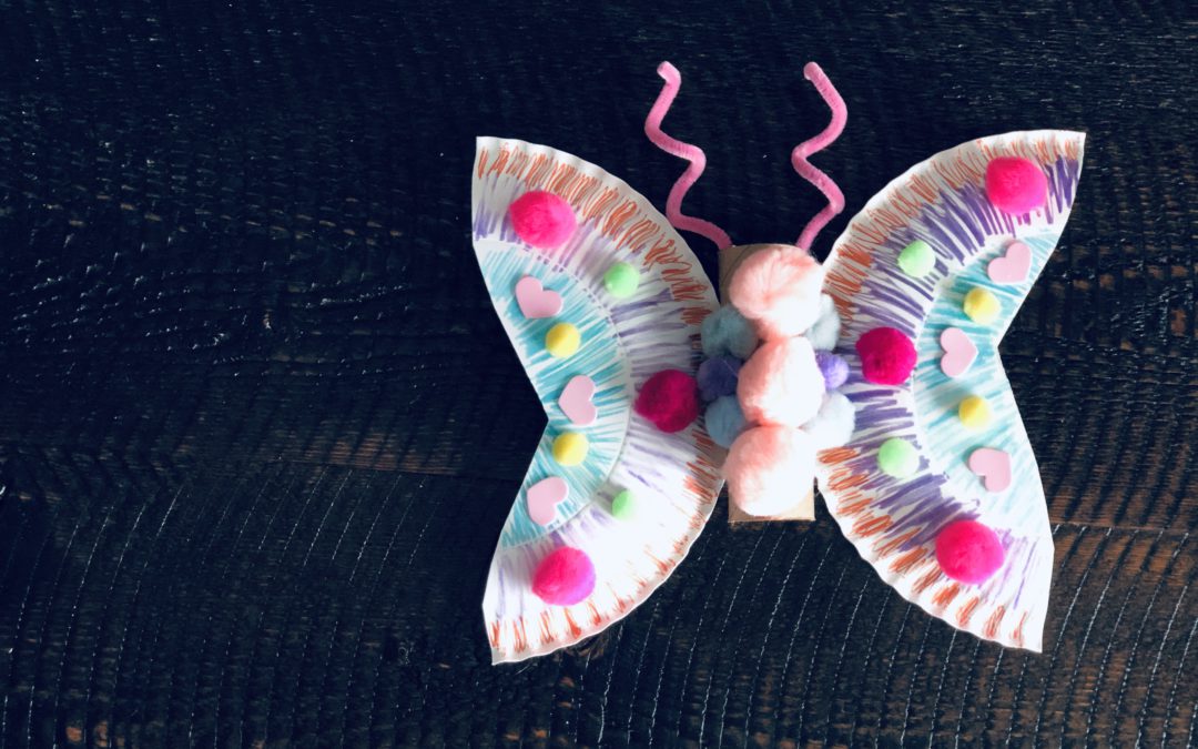 Paper Plate Butterfly Craft wild And Three Website Paper Plate Butterfly Craft wild And Three Website